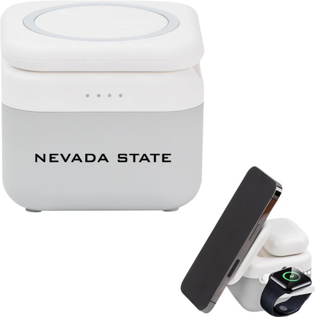 Nevada State 3In1 Wireless Charger Nevada St - ONLINE ONLY | Nevada ...
